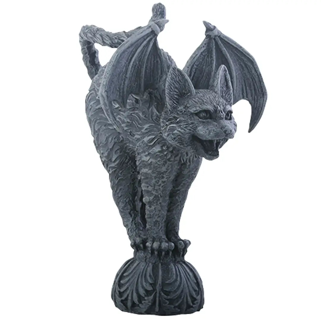 Bat Winged Cat Grotesque Statue (Small) – Prairie Sky General Store