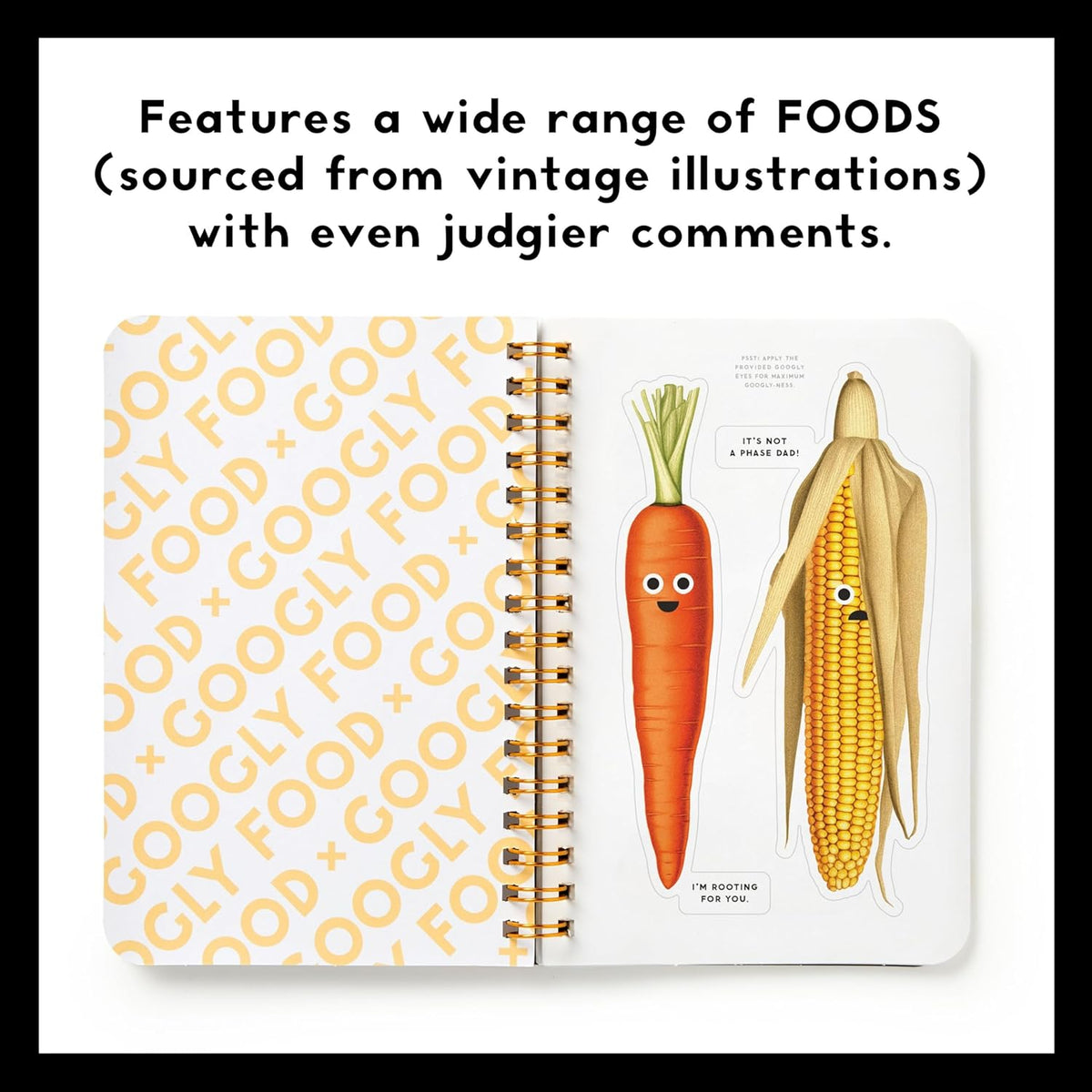 Googly Food Sticker Book [Brass Brass Monkey & Galison] – Prairie Sky ...