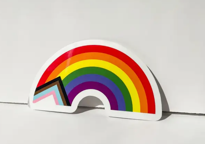 Progressive Pride Rainbow Sticker – Prairie Sky General Store
